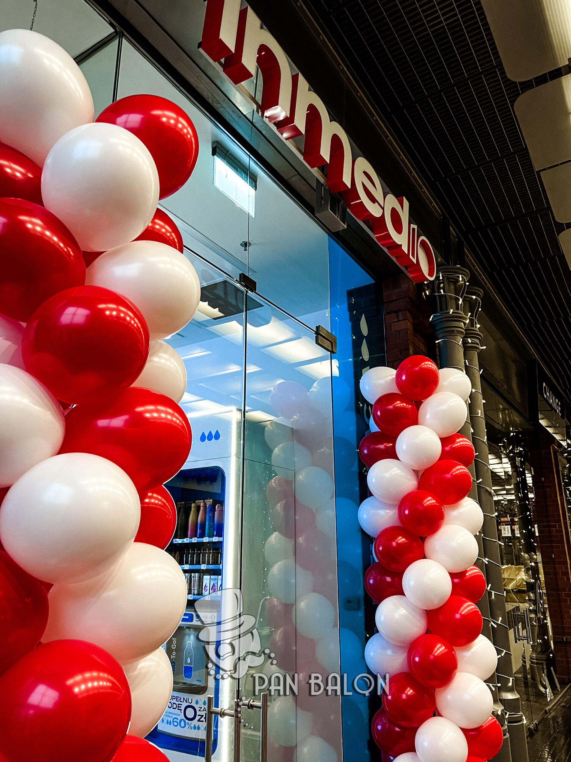 Kolumny balonowe Inmedio Poznań – Stary Browar